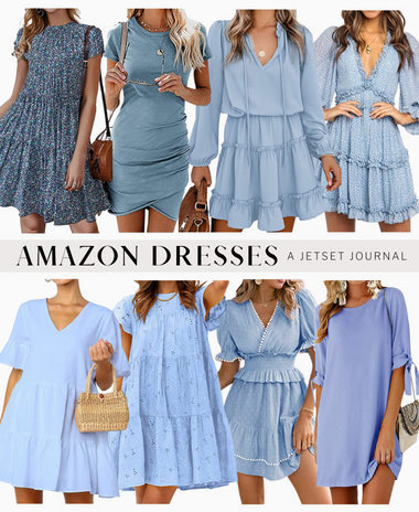 Check Out These Pretty Blue Dresses from Amazon That's Perfect this Season
