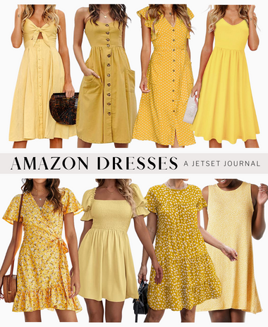 Dresses from Amazon in Beautiful Yellow Hues That You'll Want to Get ...