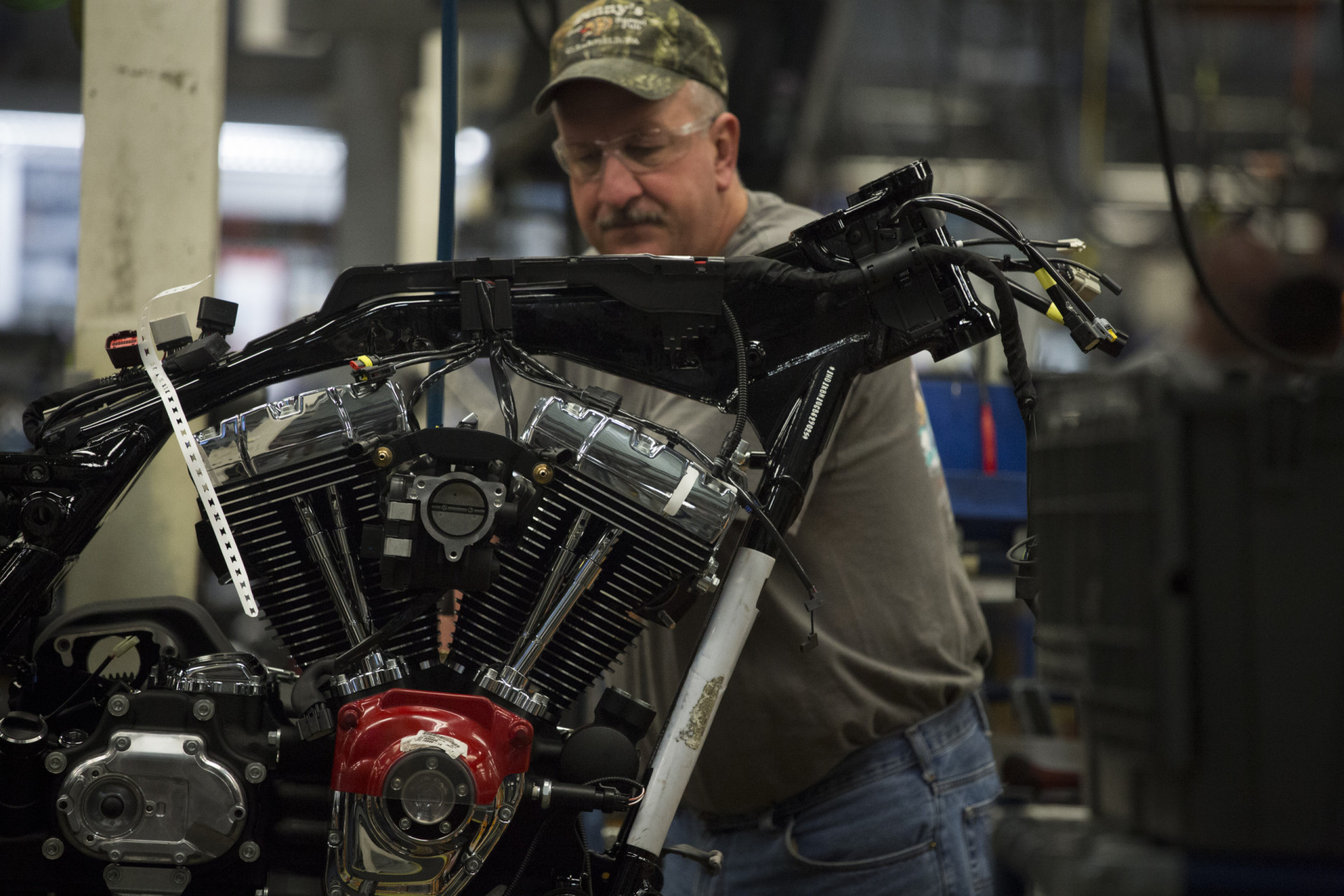 The history of Harley-Davidson motorcycles