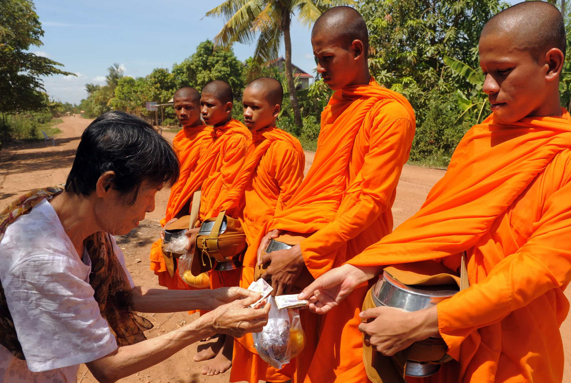 Strict rules Buddhist monks have to follow