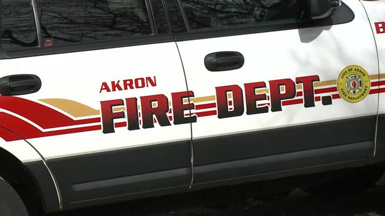 Person in critical condition after being rescued from Akron house fire
