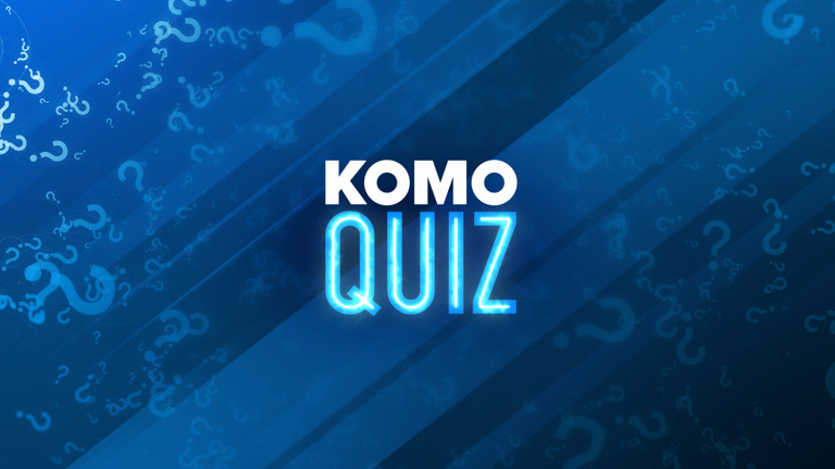 KOMO quiz at 4 PM for December 2025