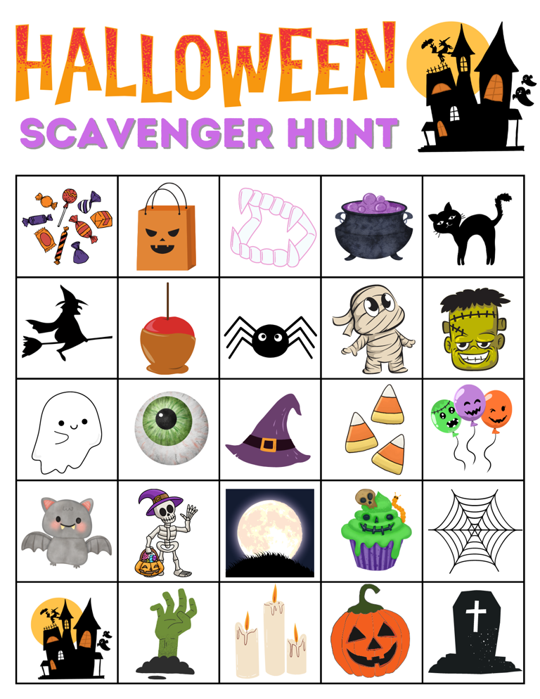11 Free Printable Halloween Games