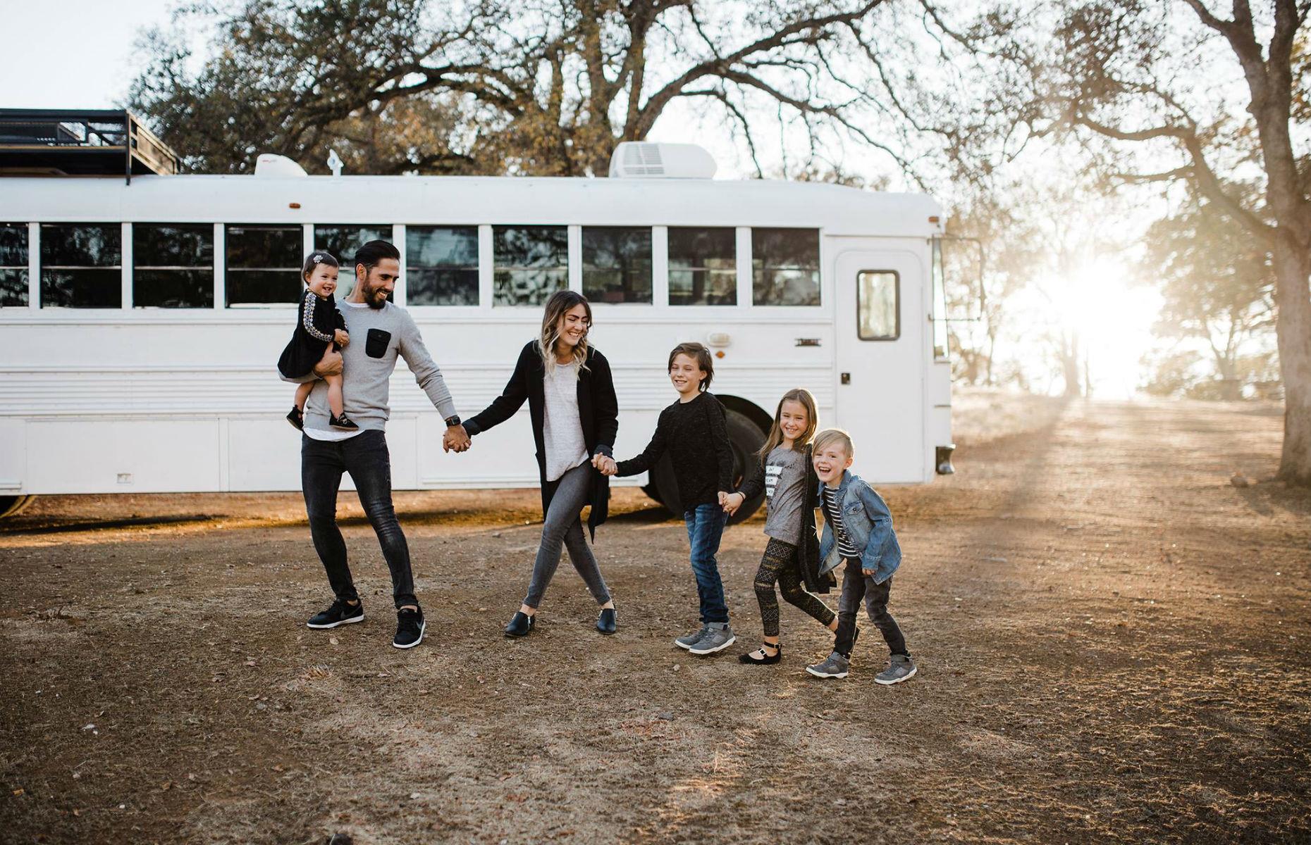 'How we made a dream home out of an old school bus'
