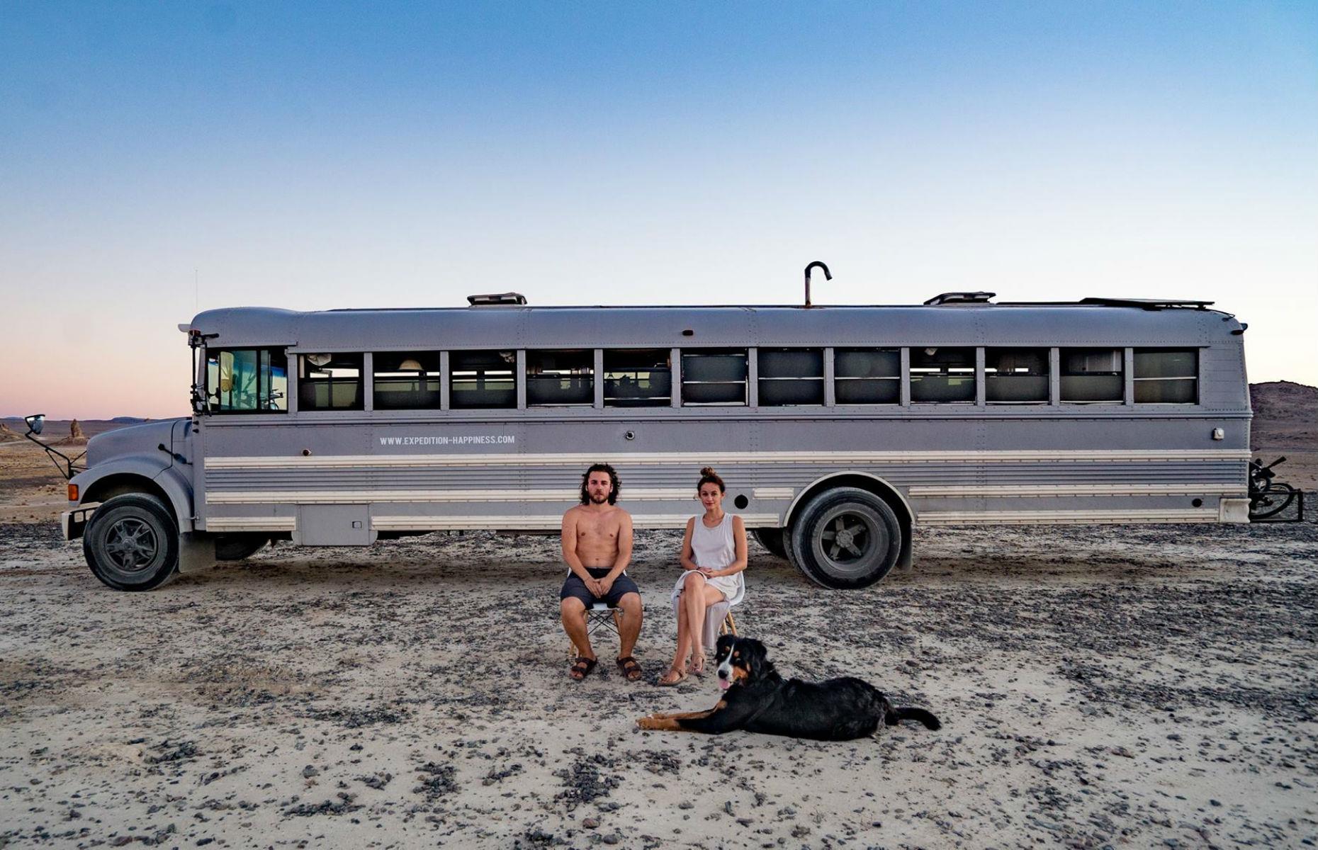 'How we turned an old bus into a dream family home'