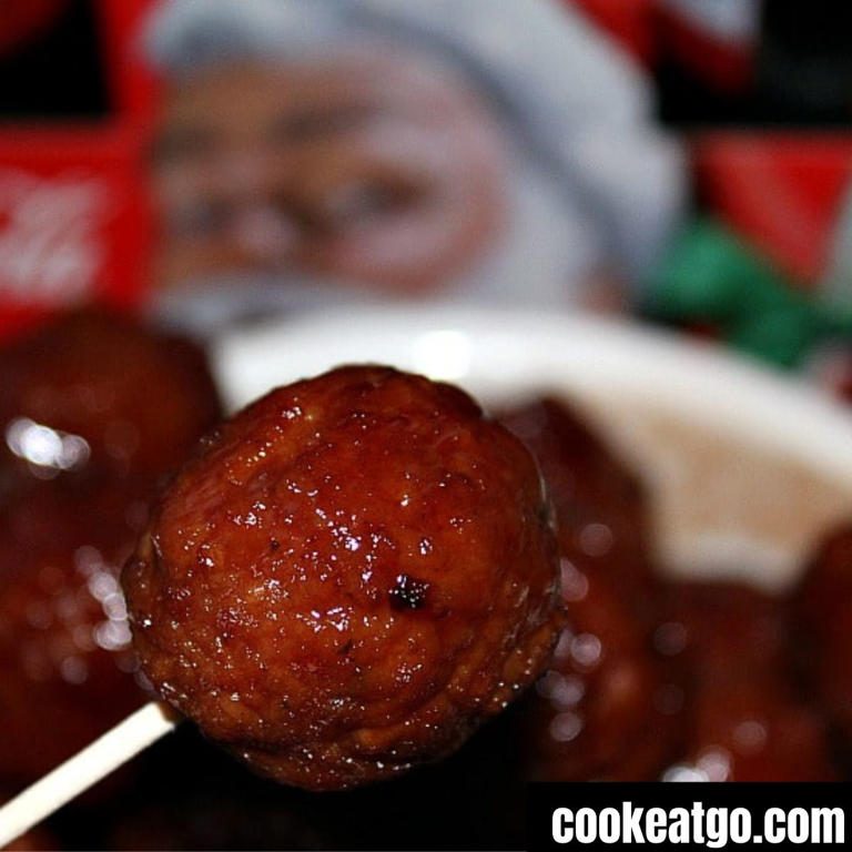 3 Ingredient Grape Jelly Meatballs!