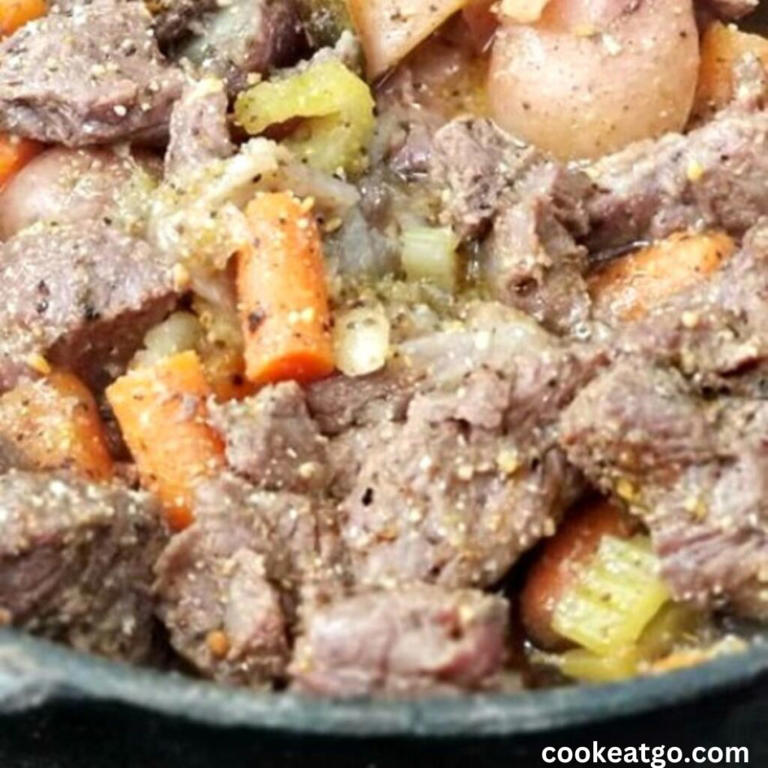 Campfire Cast Iron Dutch Oven Beef Stew Recipe!