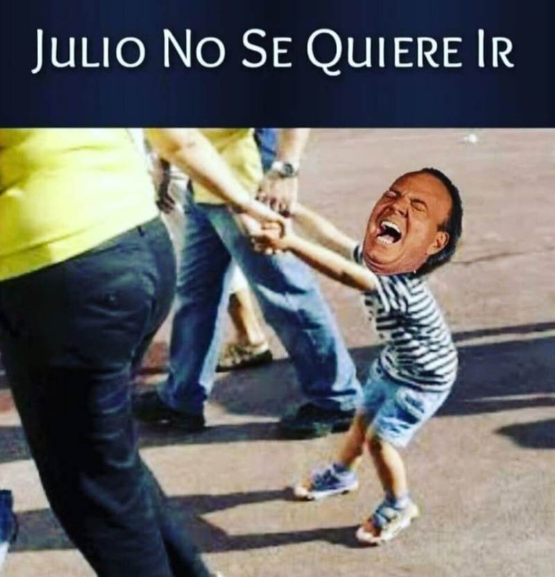Se acerca julio y estos son los mejores memes de Julio Iglesias