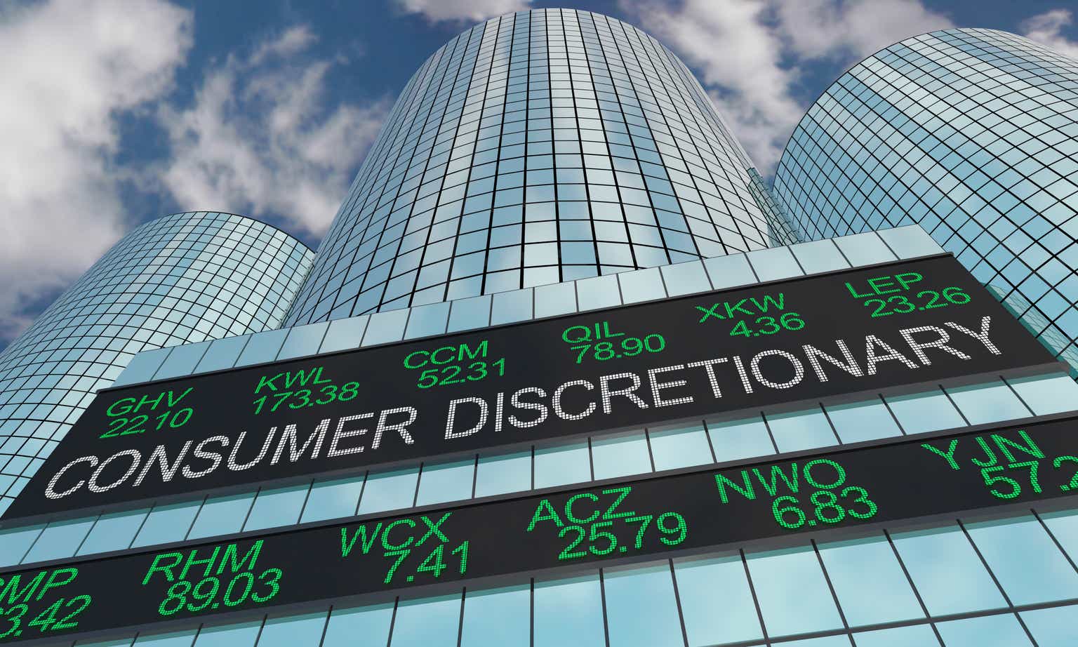 Top performing consumer discretionary stocks in the past month