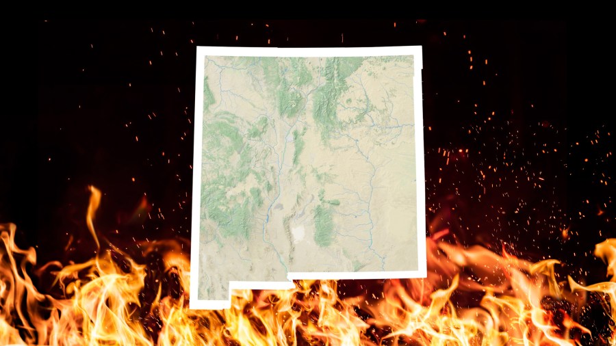 Gail Fire burns east of Cloudcroft