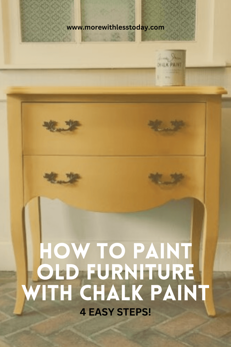 How to Paint Old Furniture with Chalk Paint - Four Easy Steps