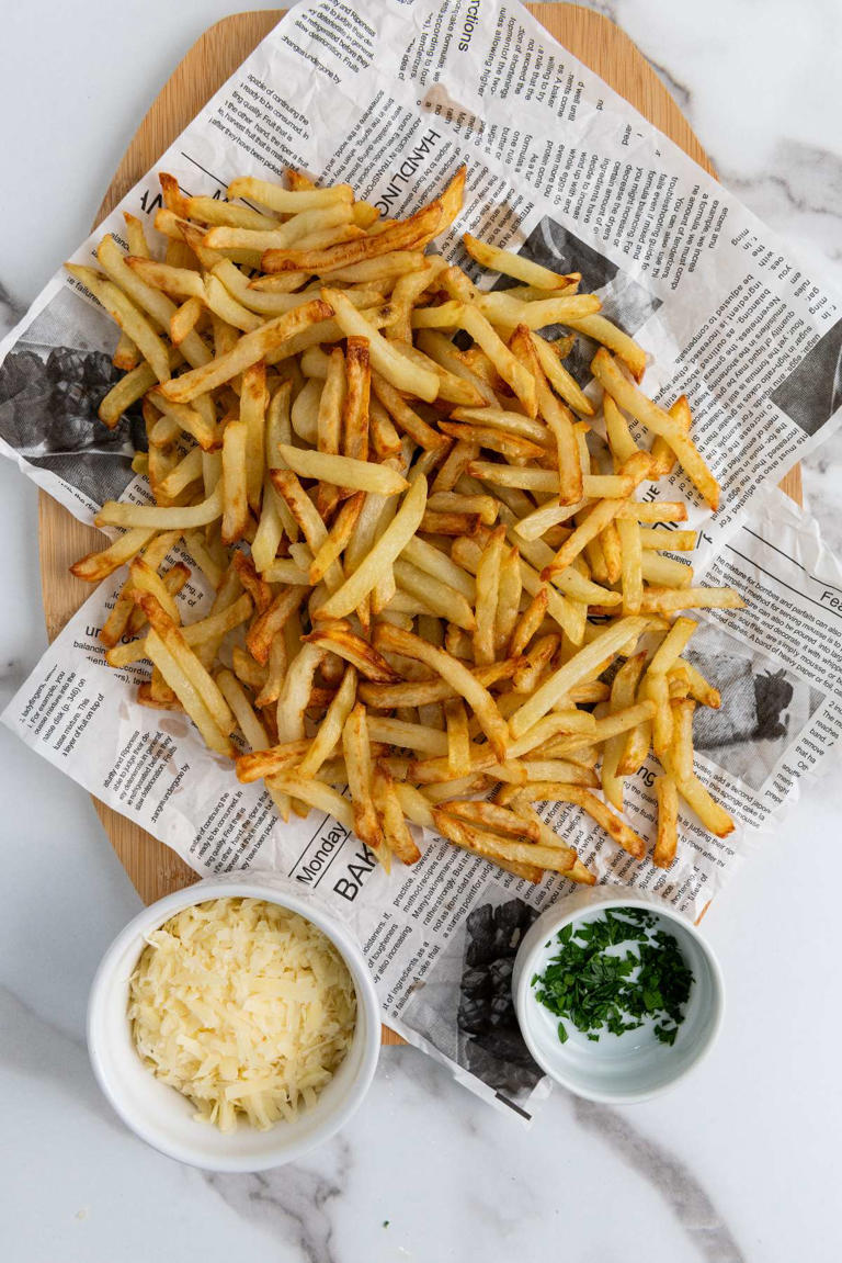 Easy Air Fryer Parmesan Truffle Fries Recipe