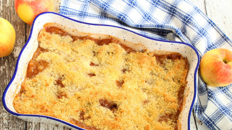 This No Oats Apple Crisp Tastes Of Fall - Apple Crisp Best Ever! No Oats