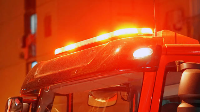 Firefighters rescue trapped person from car after 2-vehicle crash in ... Firefighters rescue trapped person from car after 2-vehicle crash in ...