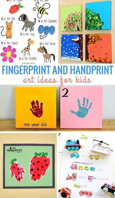 15 Fingerprint and Handprint Craft Ideas for Kids