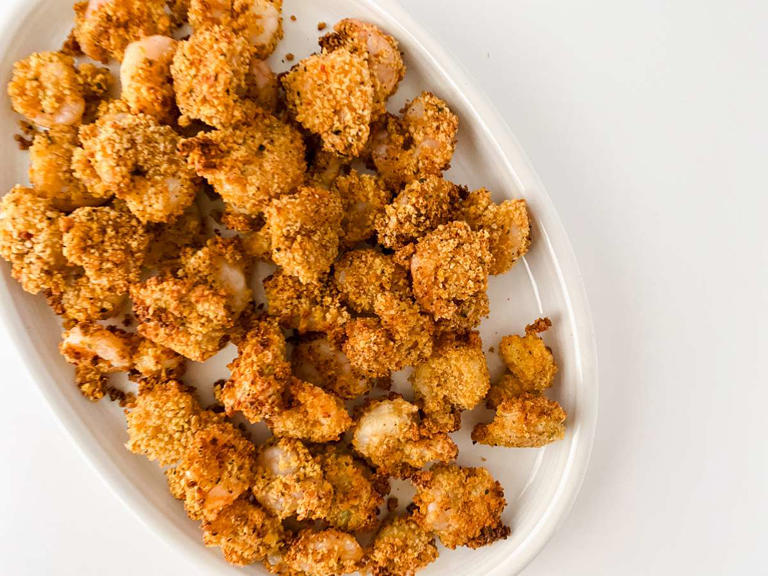 Easy Breaded Popcorn Air Fryer Shrimp Recipe