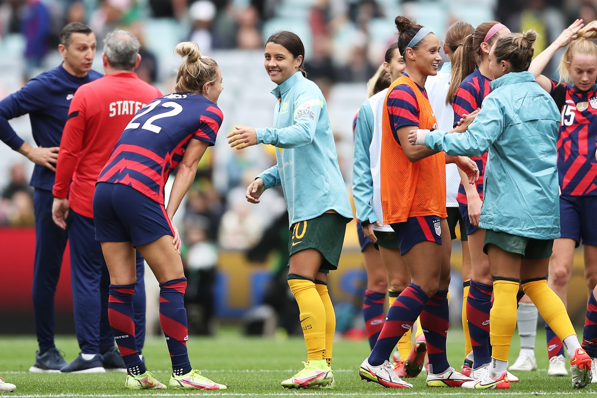 Sam Kerr Celebrates Historic World Cup Win With Footballer Girlfriend