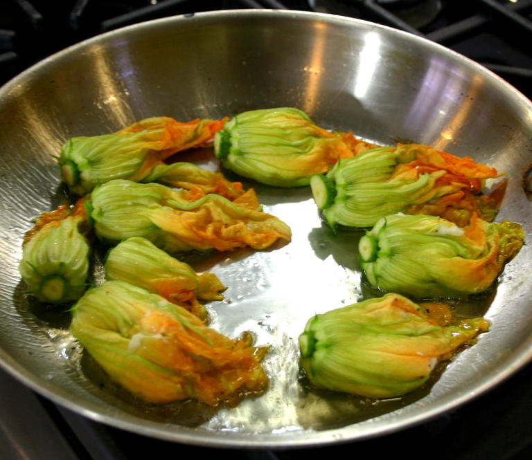 The Easy Way to Make Stuffed Zucchini Flowers