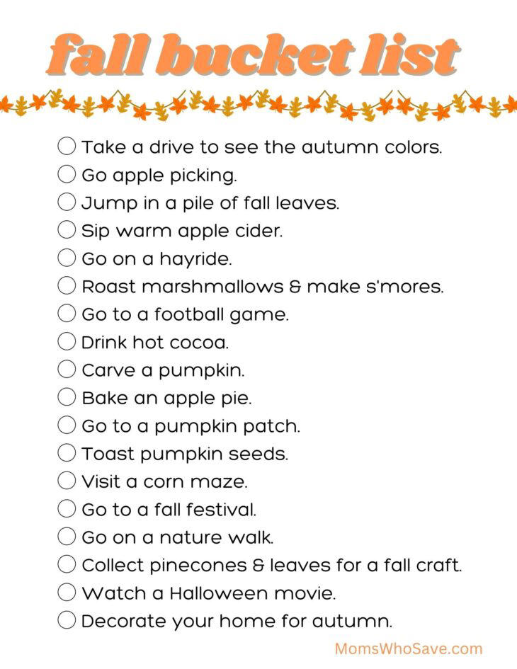 Fall Bucket List 2024: 18 Fun Activities for Families