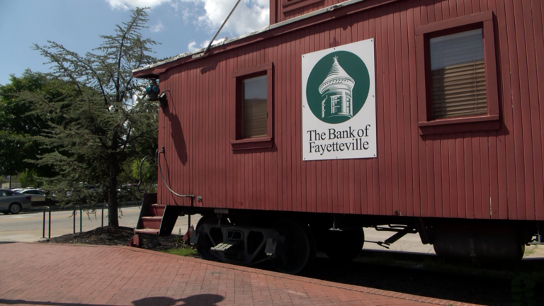 Fayetteville’s historic ‘train bank’ relocating after nearly 30 years