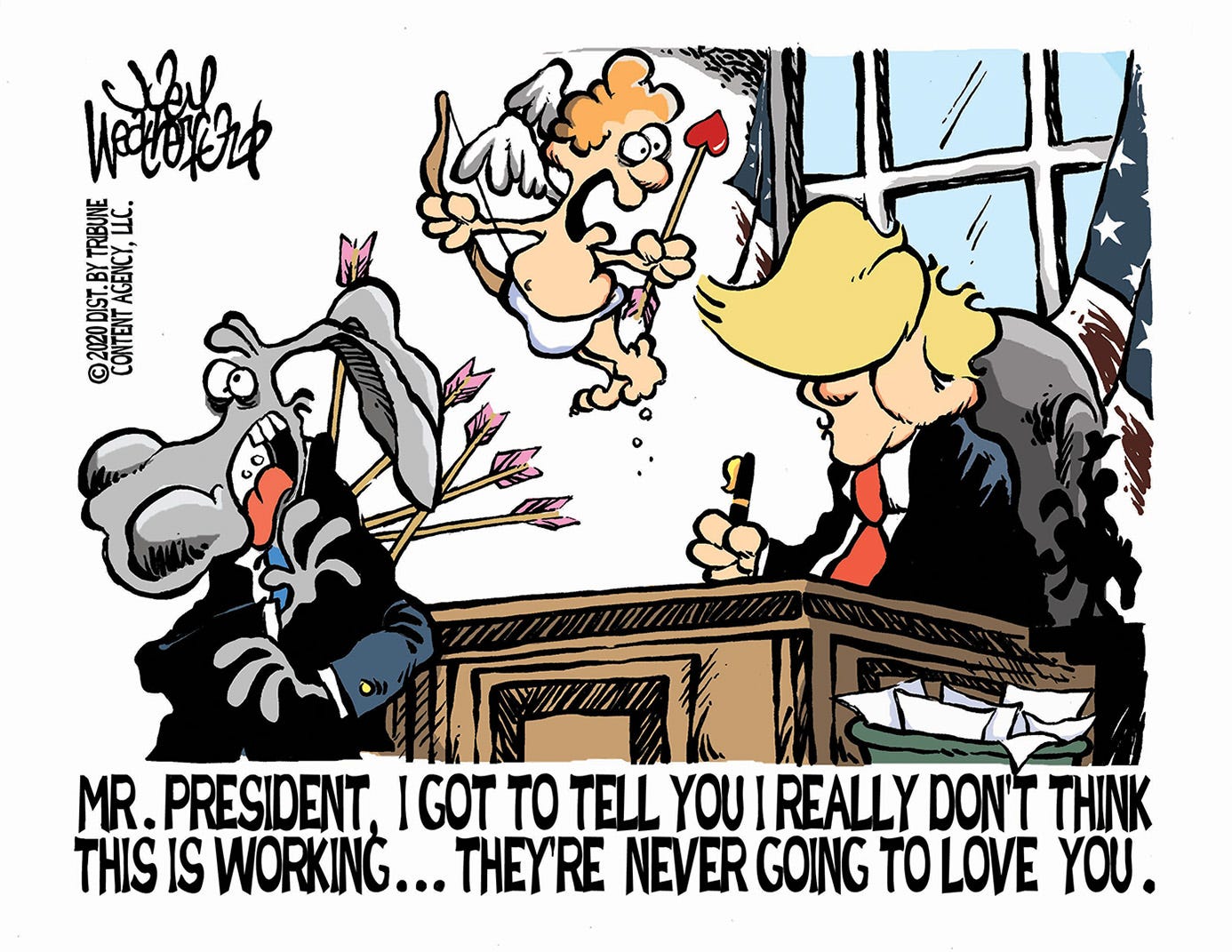 The best of president-elect Donald Trump in political cartoons