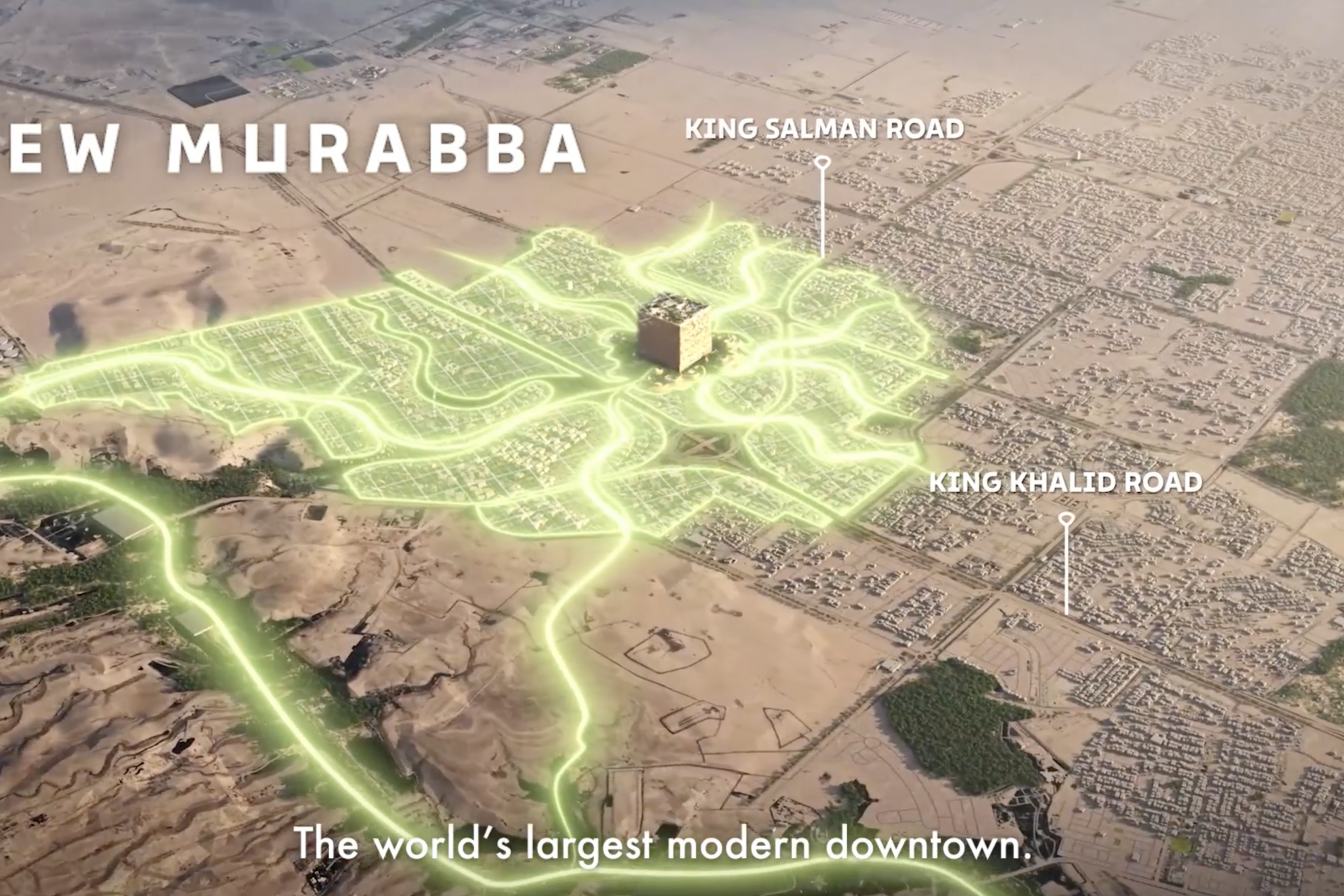 The Mukaab: a cube-shaped skyscraper the size of 20 Empire State Buildings