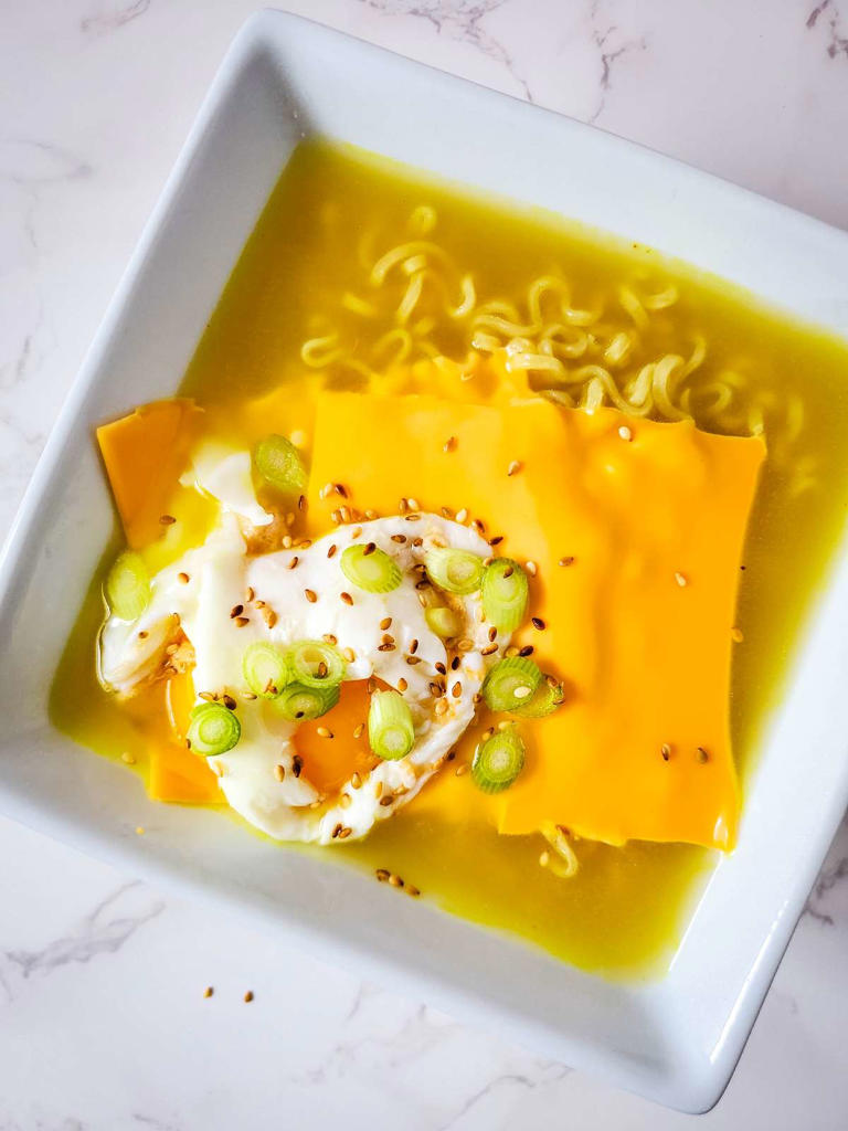Cheesy Ramen Noodles Recipe
