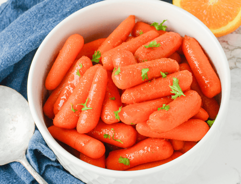 Four Step Orange Glazed Carrots Recipe