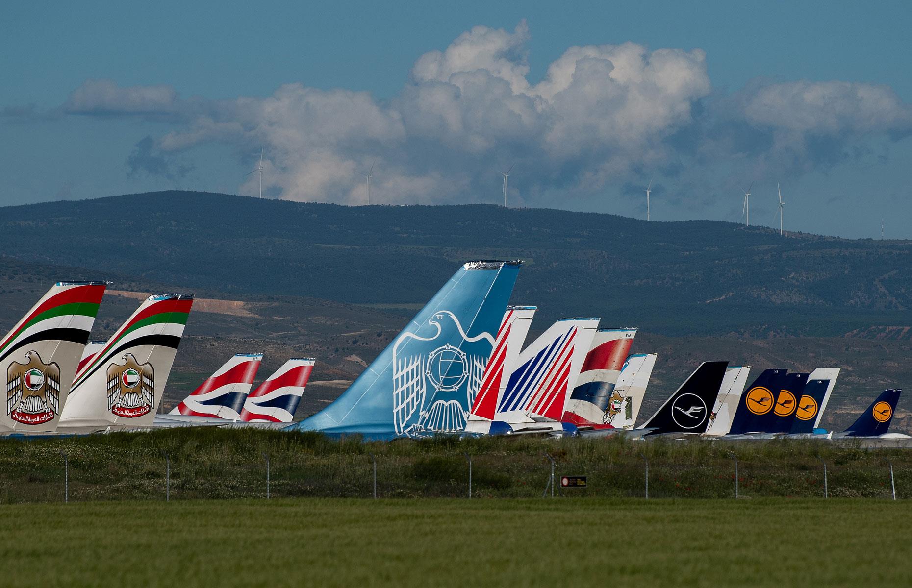 Spectacular graveyards where planes, trains and ships go to die