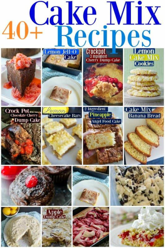40+ Delicious Easy Cake Mix Recipes