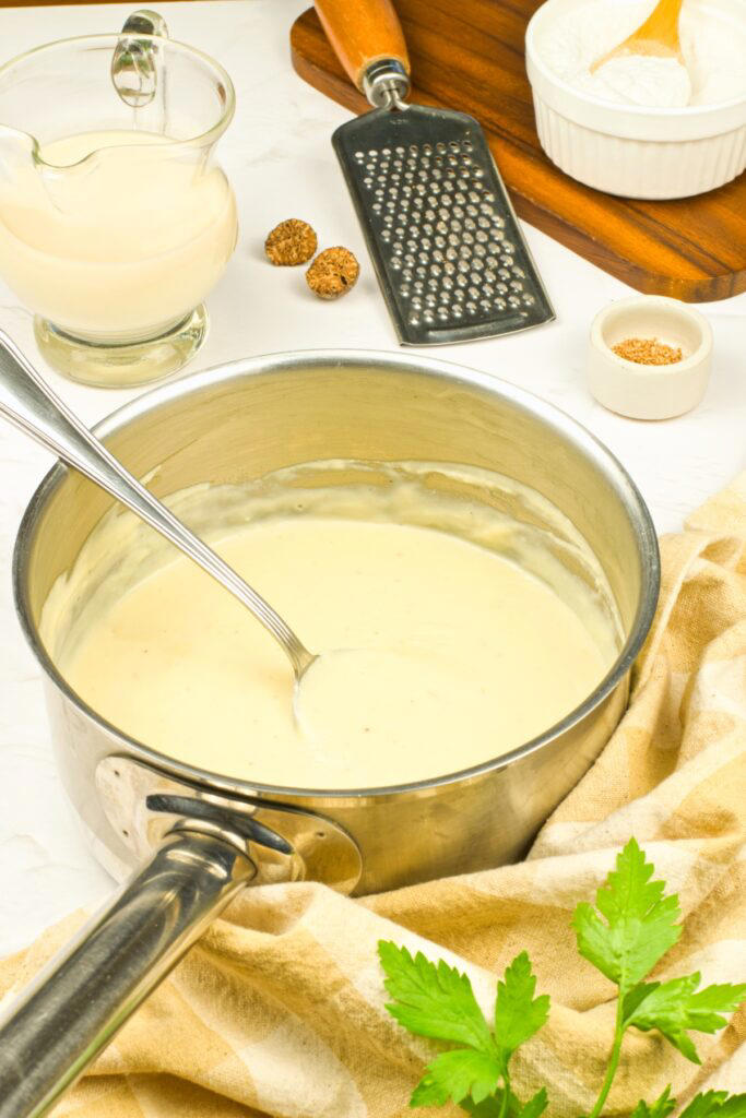 Gluten-Free Vegan Bechamel Sauce Recipe (White Sauce)