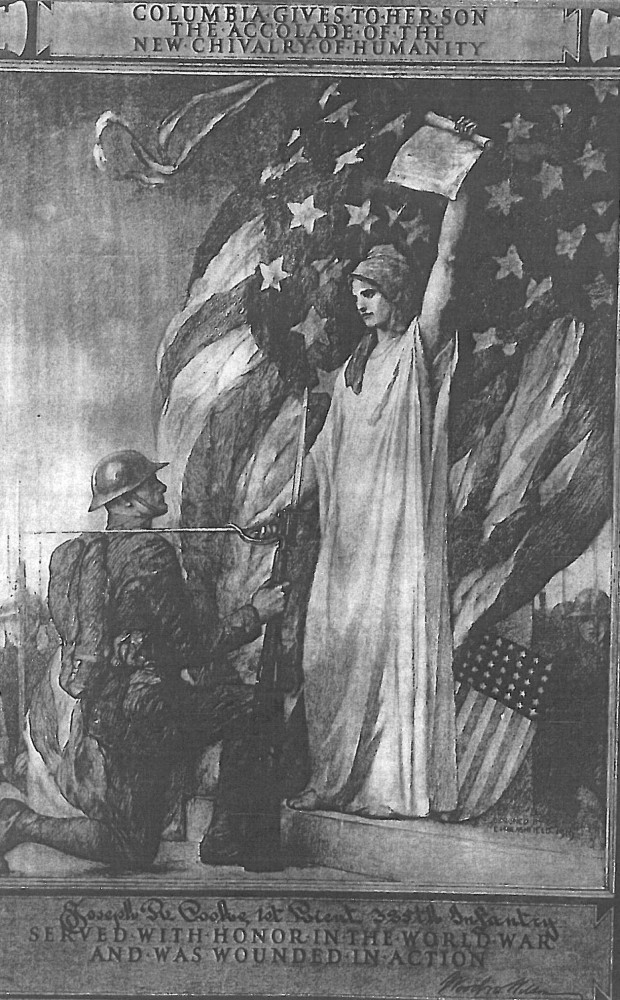 Who was Columbia, the first personification of America?