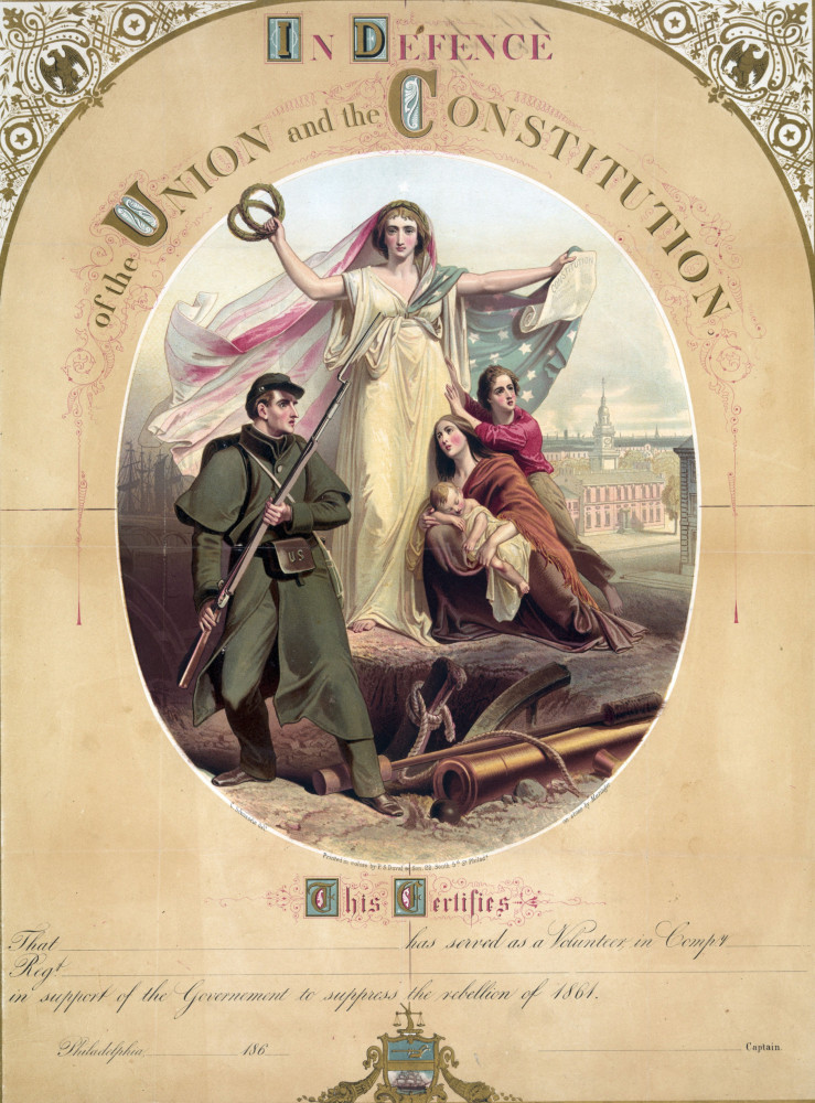 Who was Columbia, the first personification of America?