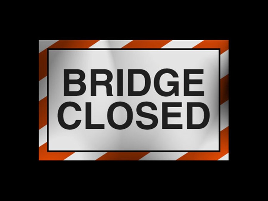 Delcambre Road bridge in Breaux Bridge closed until further notice