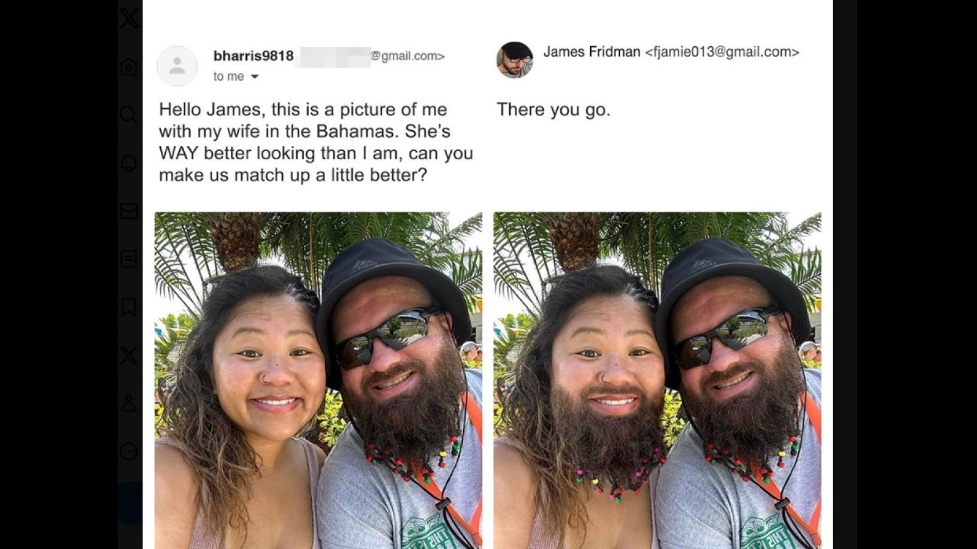 The best Photoshop jokes by James Fridman on social media