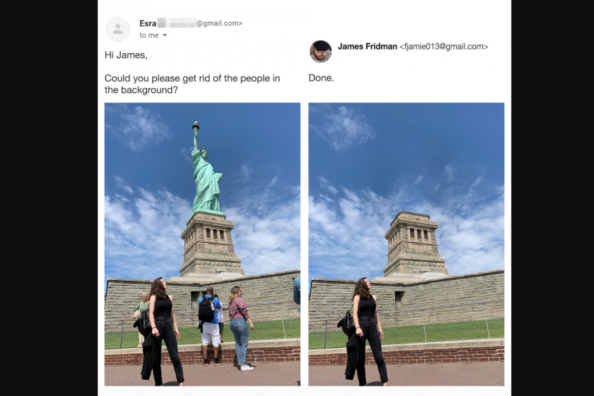 The best Photoshop jokes by James Fridman on social media