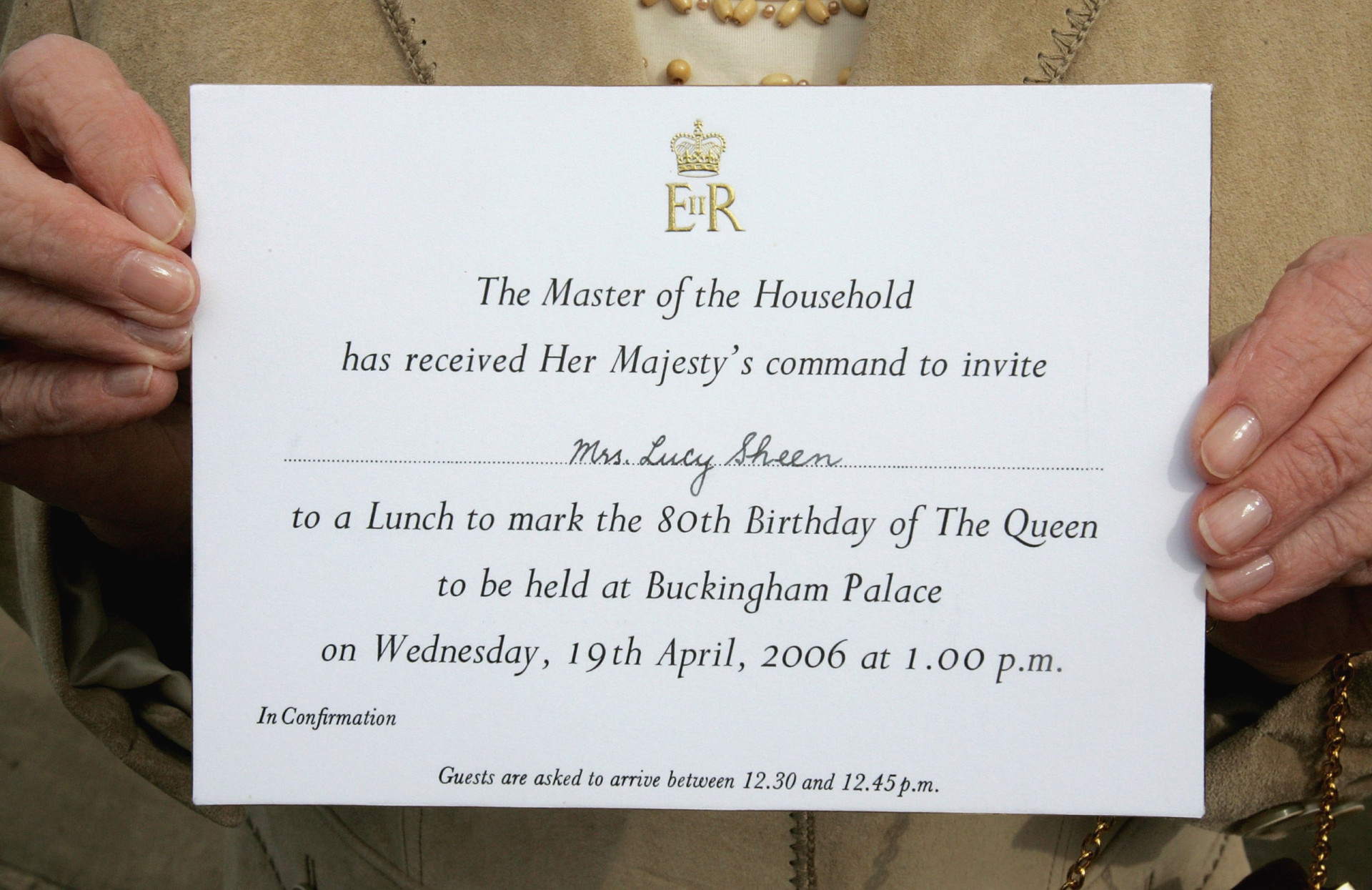 Iconic invitations to historical events