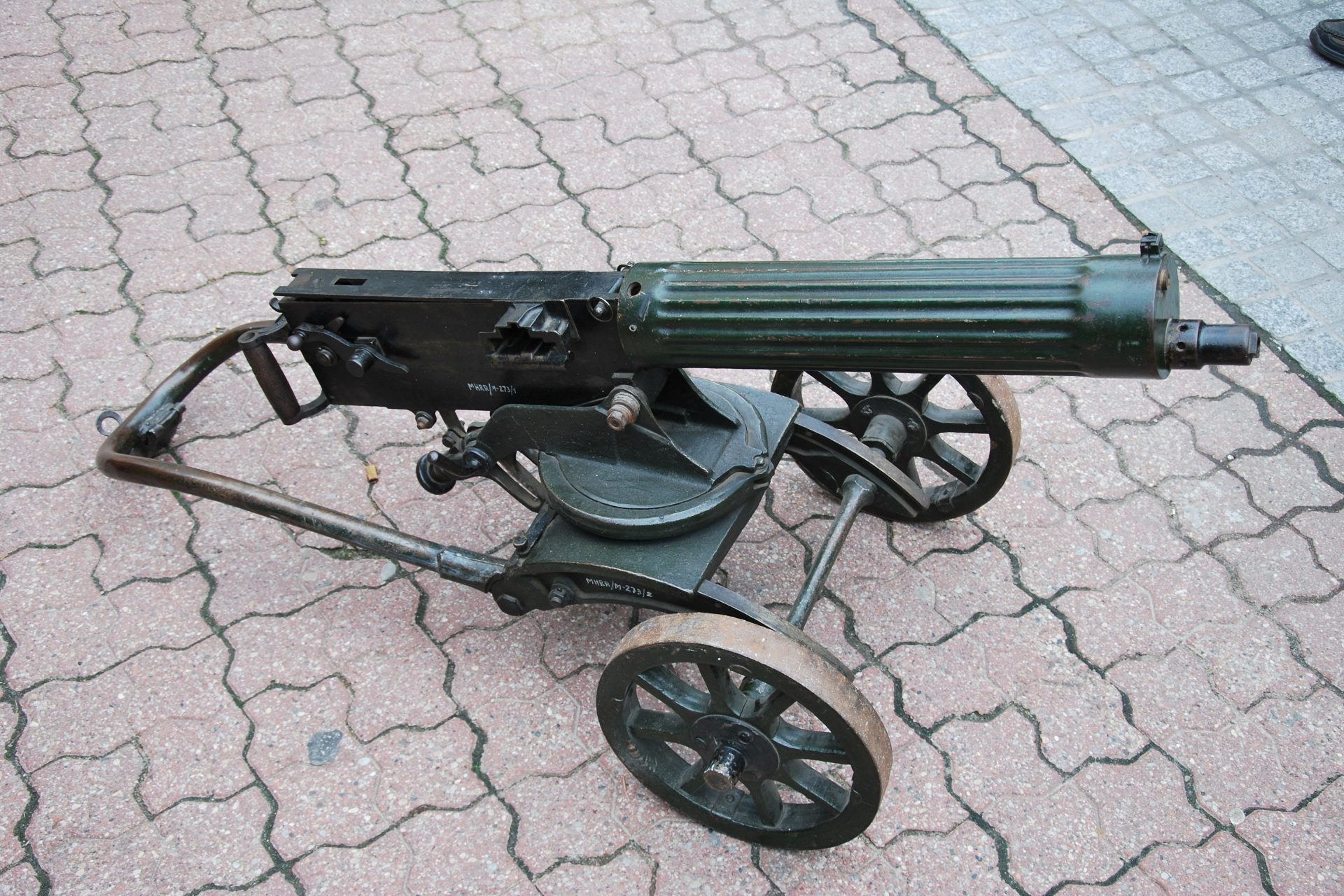 Ukraine is using a140 year-old machine gun to repel Russian attacks