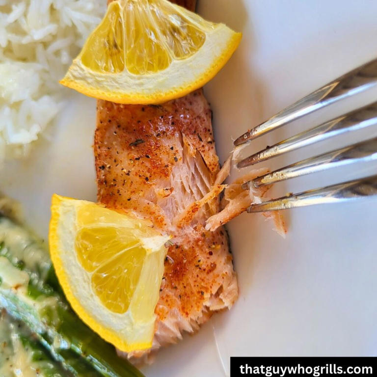 Grilled Salmon On A Cedar Plank