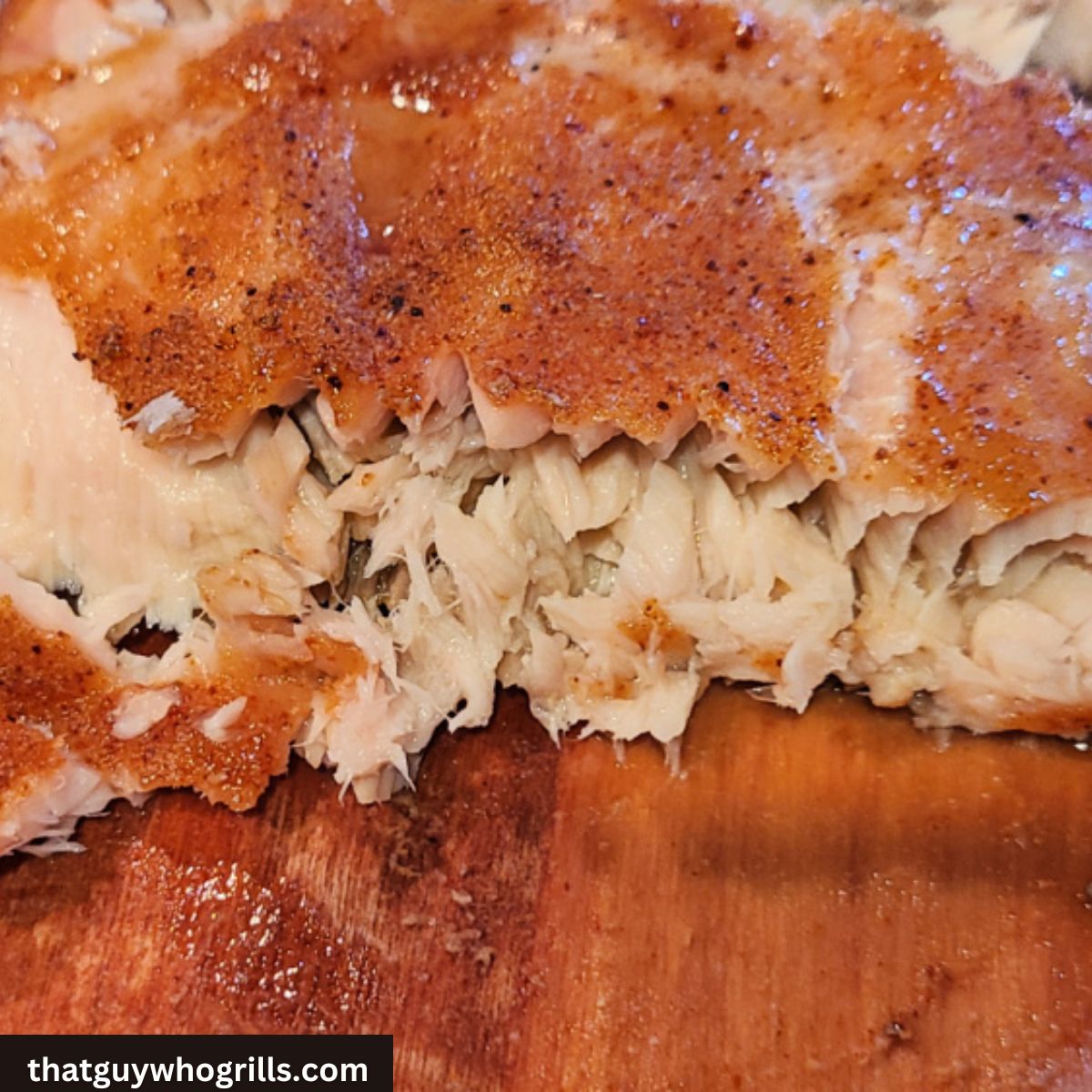 Easy homemade brown sugar rub for salmon!