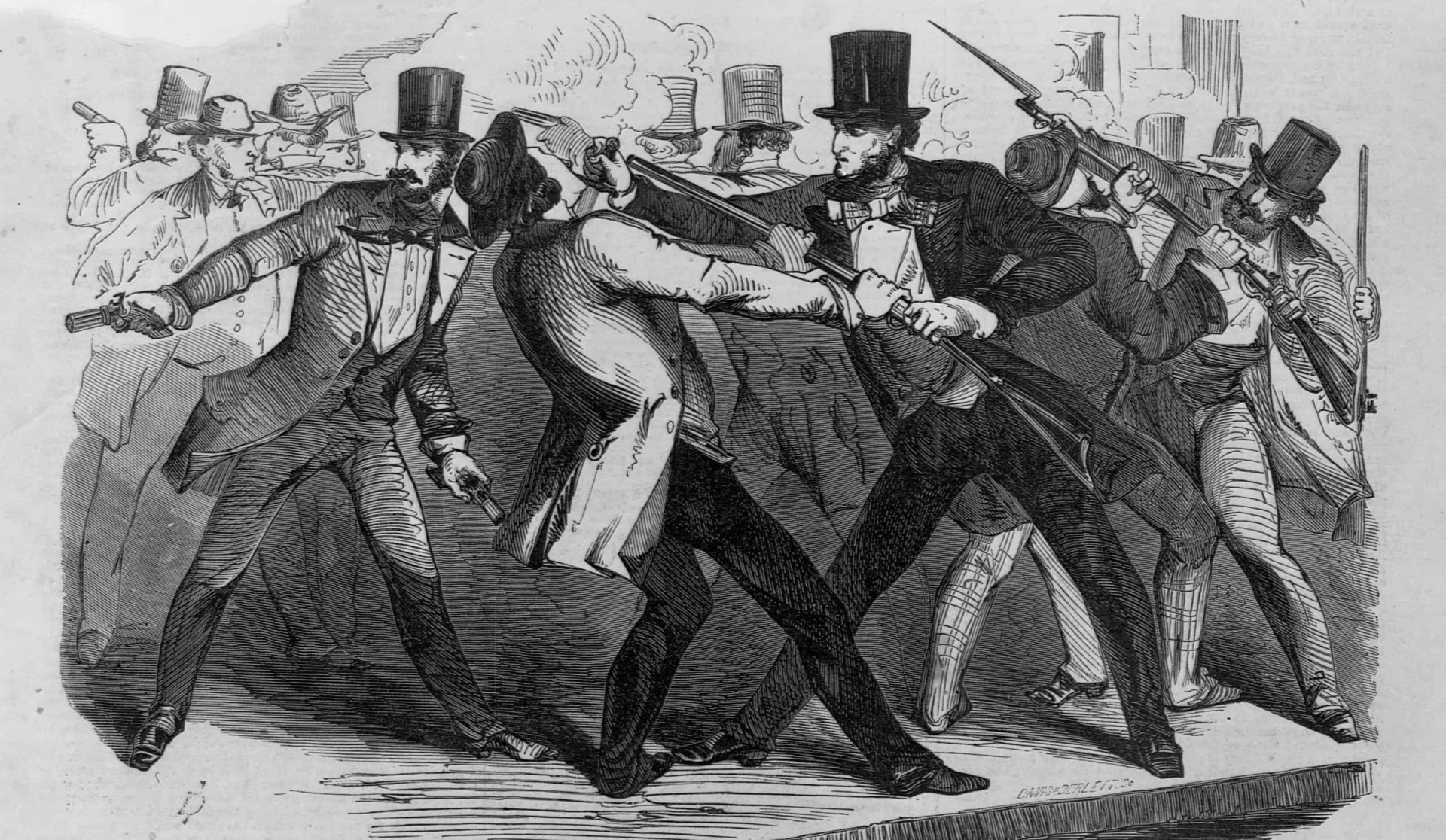 American political feuds that got out of hand