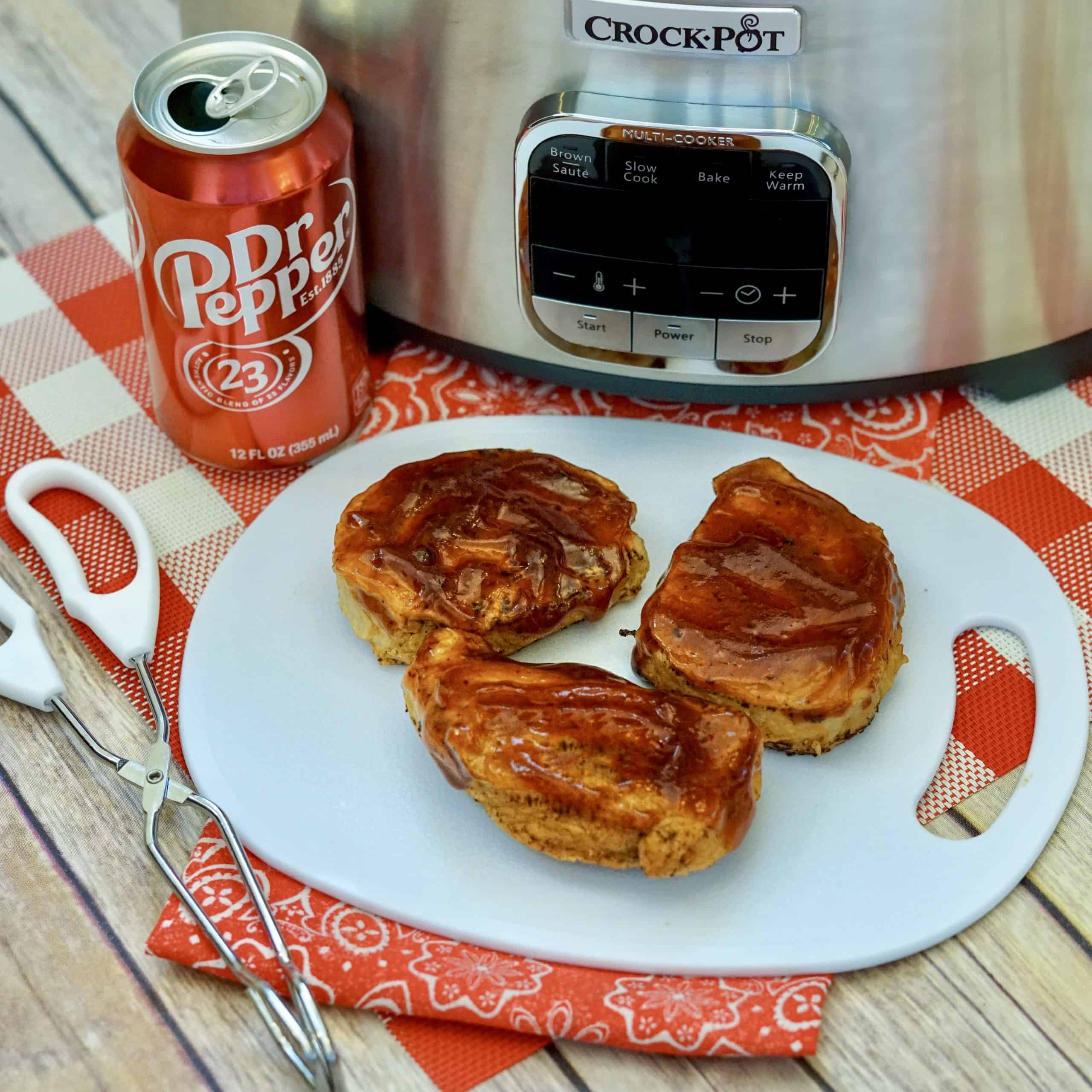 Easy Dr. Pepper Slow Cooker Pork Chops Recipe