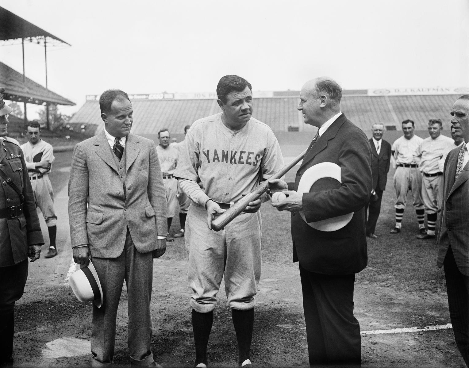 Rare photos of Babe Ruth and other baseball icons from the past