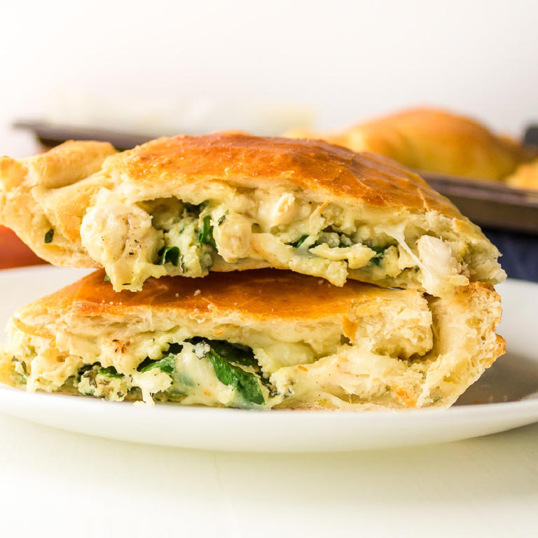 Creamy Chicken Calzone Recipe