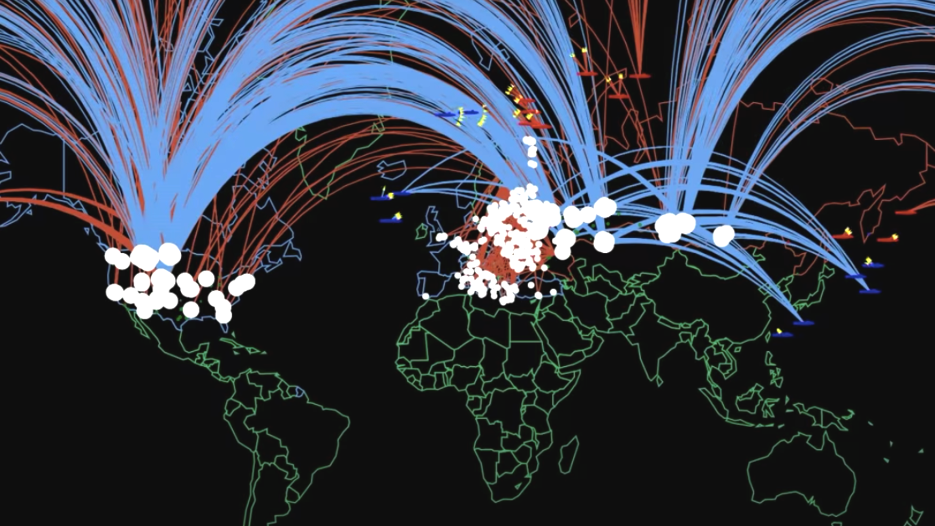 This simulation reveals how a US-Russia nuclear war would play out