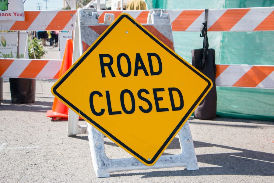 Road, gate closures for US Air Force Marathon