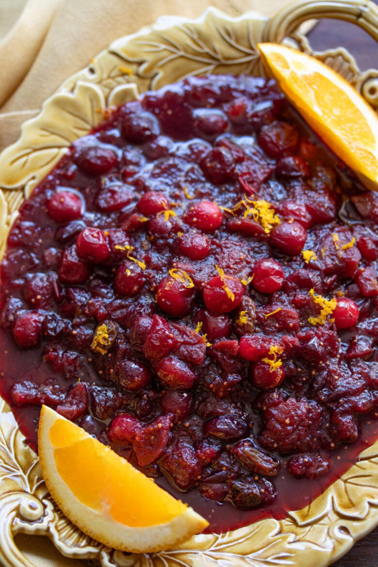 Holiday Ready Cranberry Chutney with Red Wine