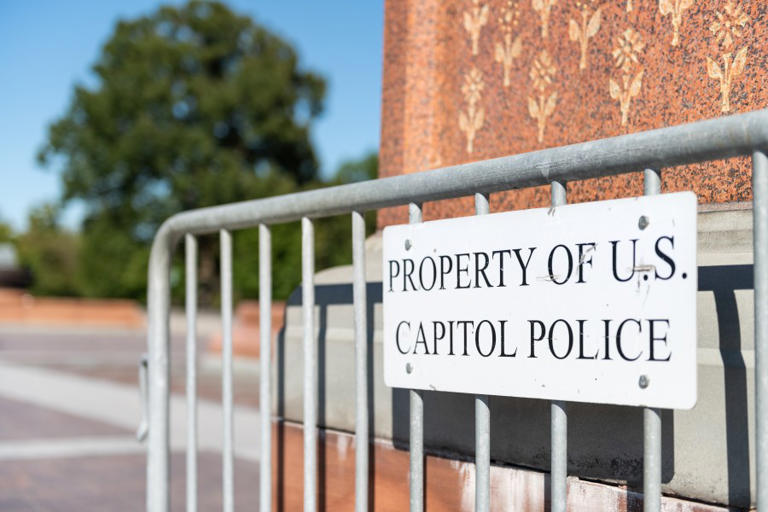 Woman Arrested After Dragging Officer With Car Near Us Capitol Police Say
