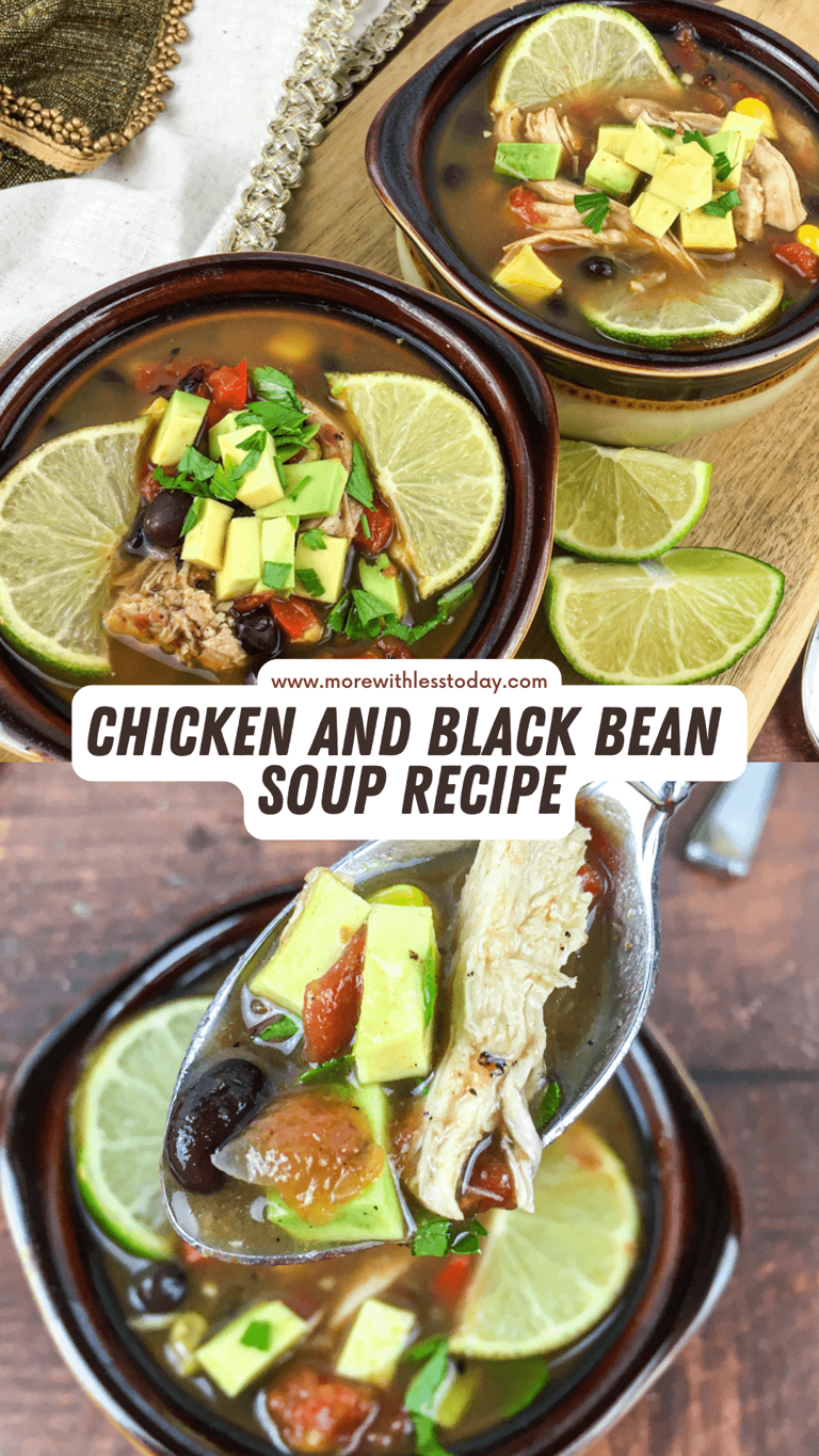 Instant Pot Chicken and Black Bean Soup — Quick, Hearty, and Flavorful