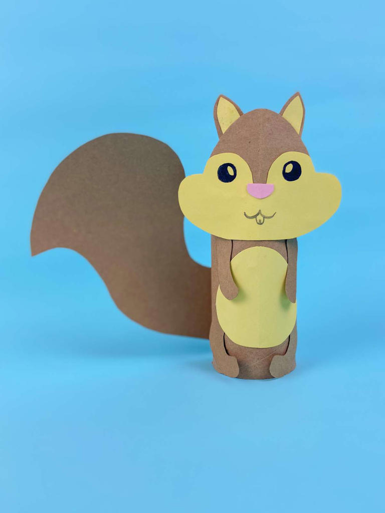 Cute Toilet Paper Roll Squirrel Craft